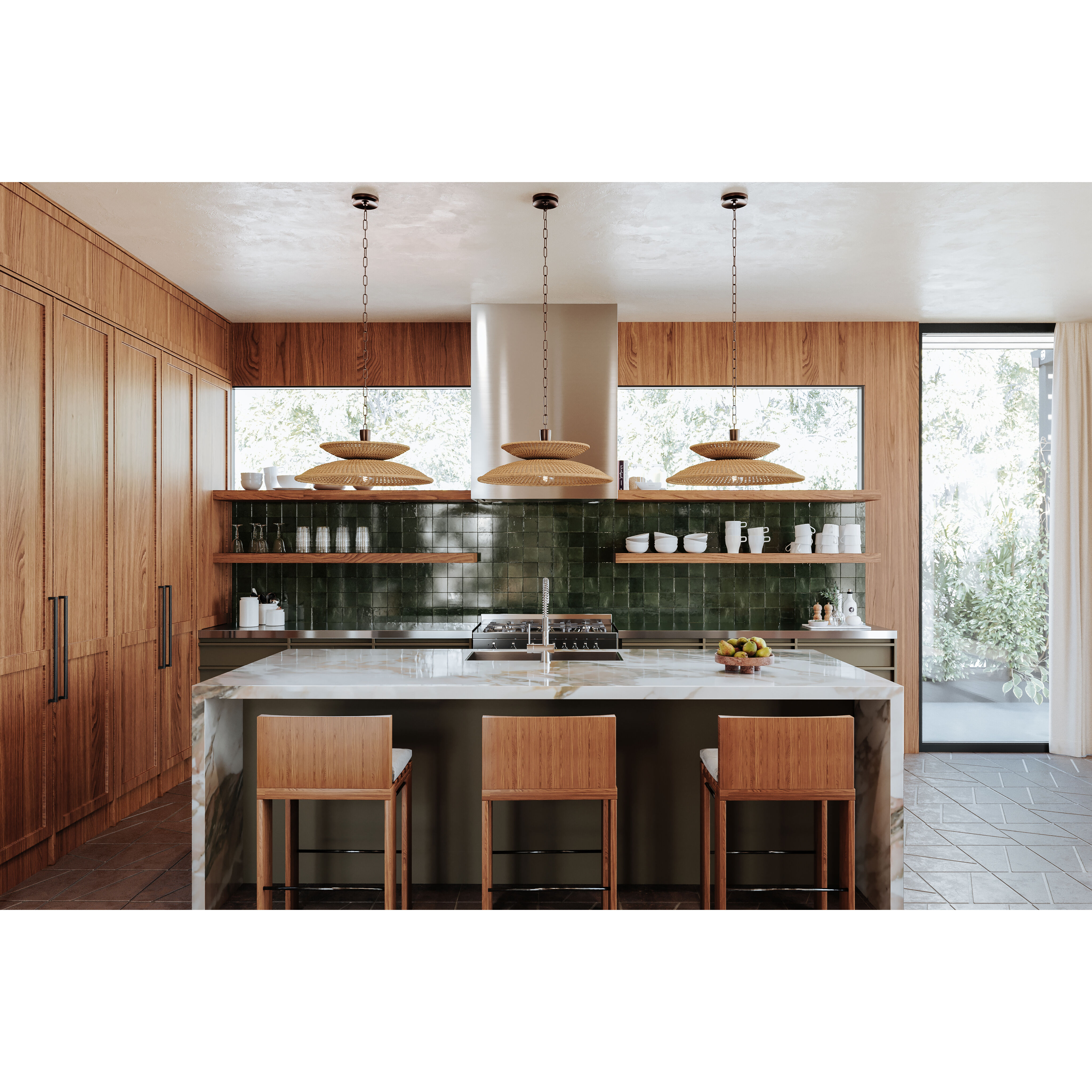 Troy Lighting F1830-BRL Landry 1 Light 30 inch Bronze Leaf Pendant ...