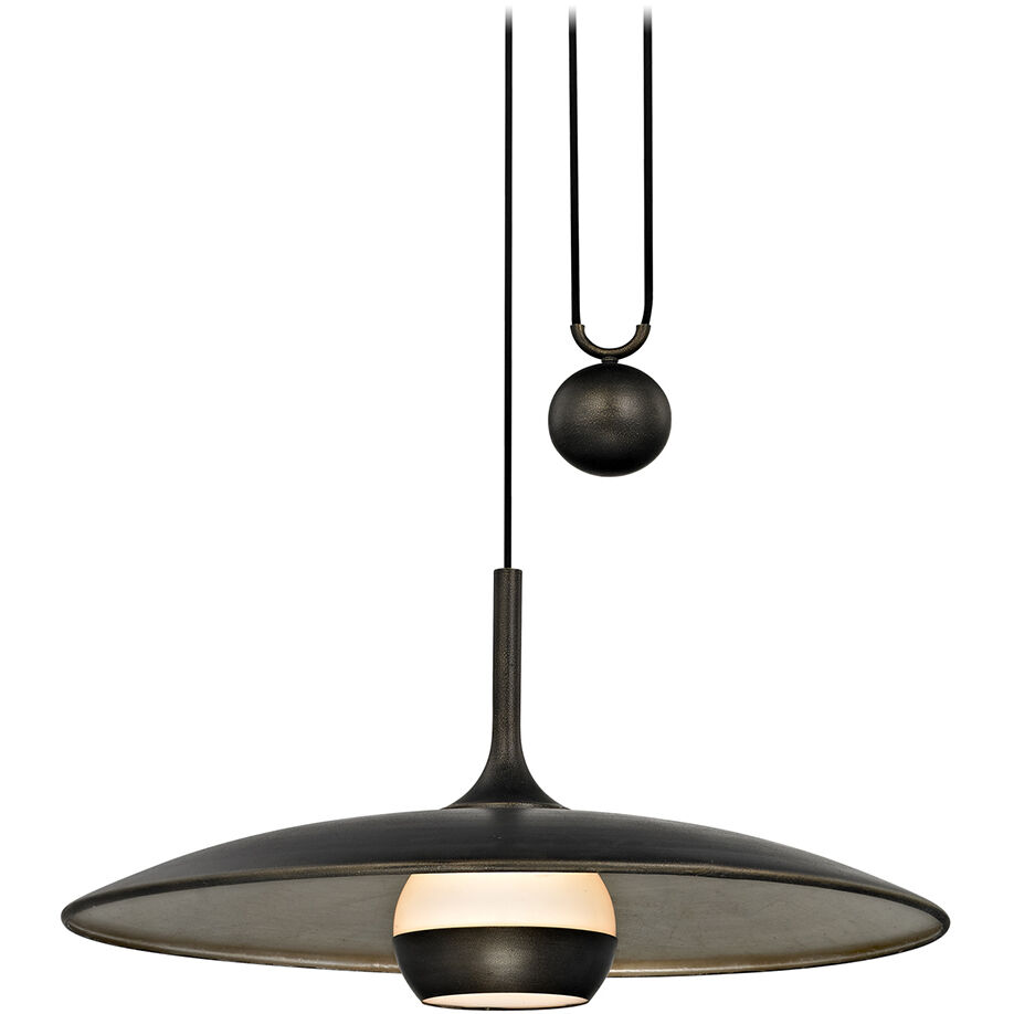 Troy Lighting F5866-VBZ/WSL Alchemy LED 30 inch Vintage Bronze Pendant ...