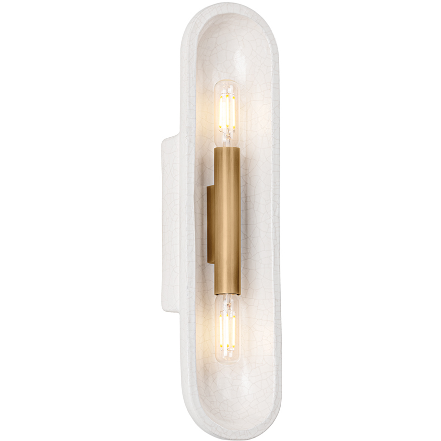 Troy Lighting B1617-PBR/CLC Lane Wall Sconce Wall Light