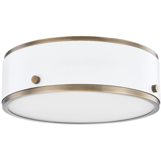 Troy Lighting C8312-PBR/SWH Eli 1 Light 12 inch Patina Brass/Soft White ...